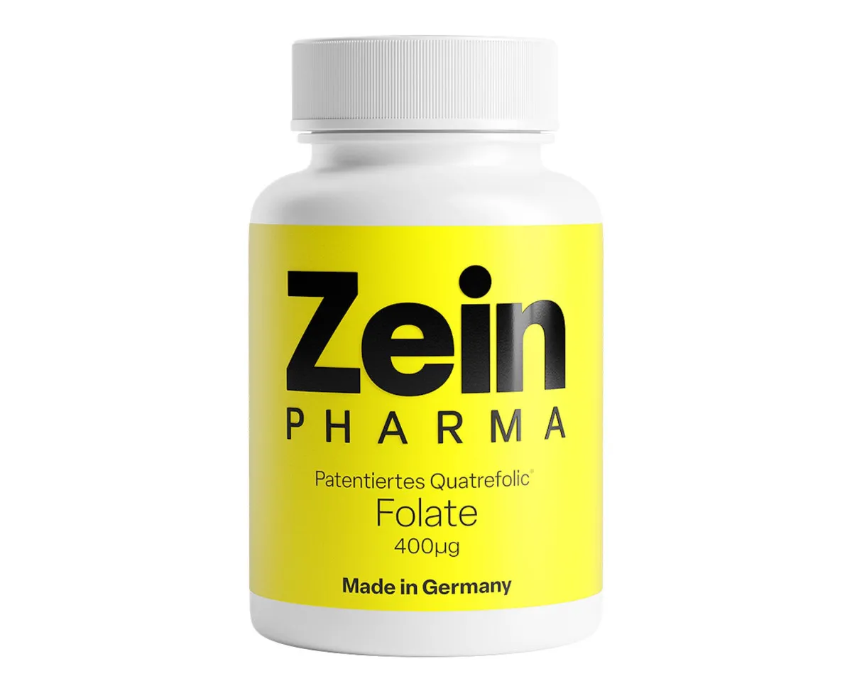 Folate (Quatrefolic®) 400mg - 120 Kapseln von ZeinPharma